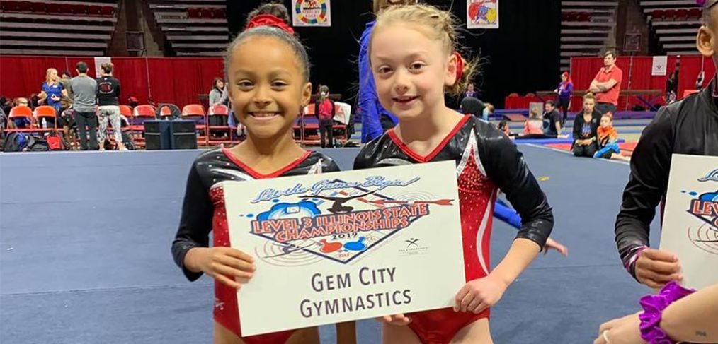 Level 3 Teams Find Their Shine At State Gem City Gymnastics