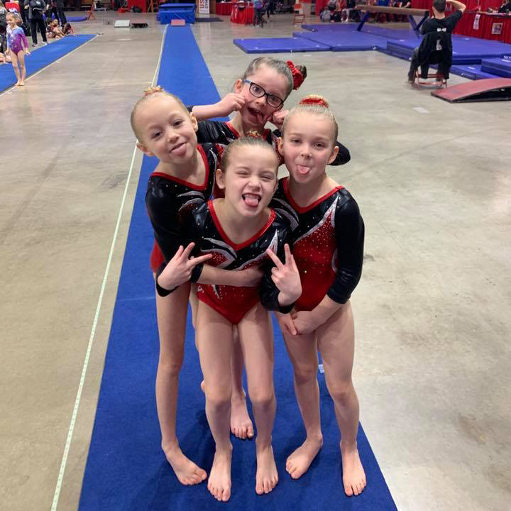 Level 3 Teams Find Their Shine At State Gem City Gymnastics